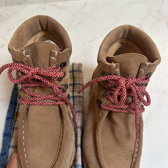 Anthropologie | Shoes | Anthropologie Pilcro Tan Suede Boots Made In ...